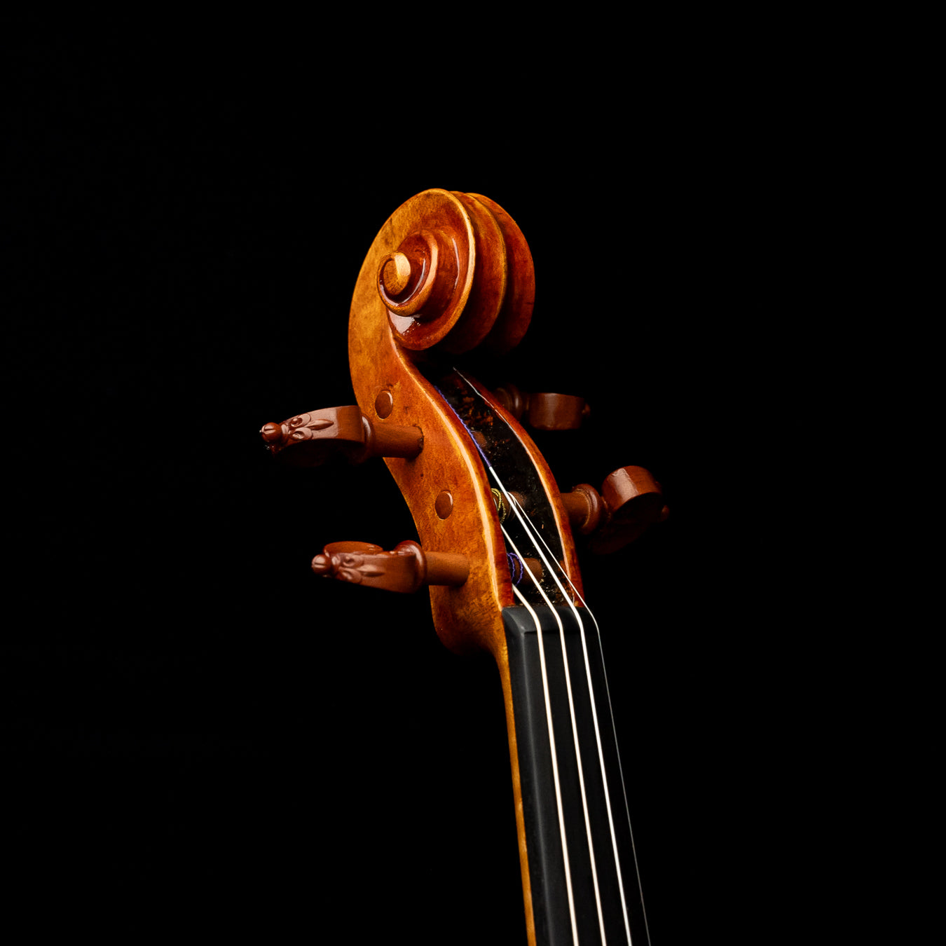 The beauty of a violin scroll inspired by the works of Amati and Strad ...